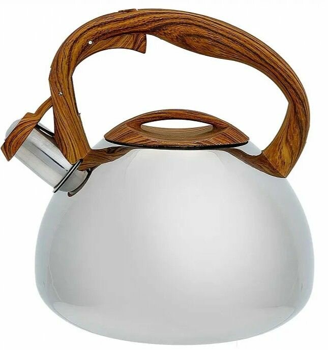 Чайник со свистком ALPENKOK AK-517 3,0л серебристый