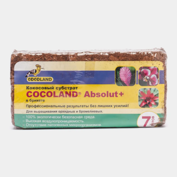 Кокосовый брикет Absolut крупная фракция 7-8л (Виском Трейдинг)