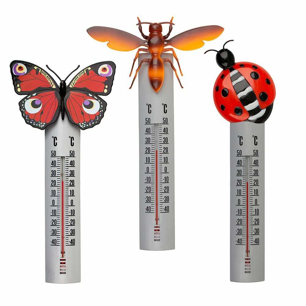 Термометр GARDEN SHOW "Лето", настенное крепление, для улицы, от -40°C до +50°C