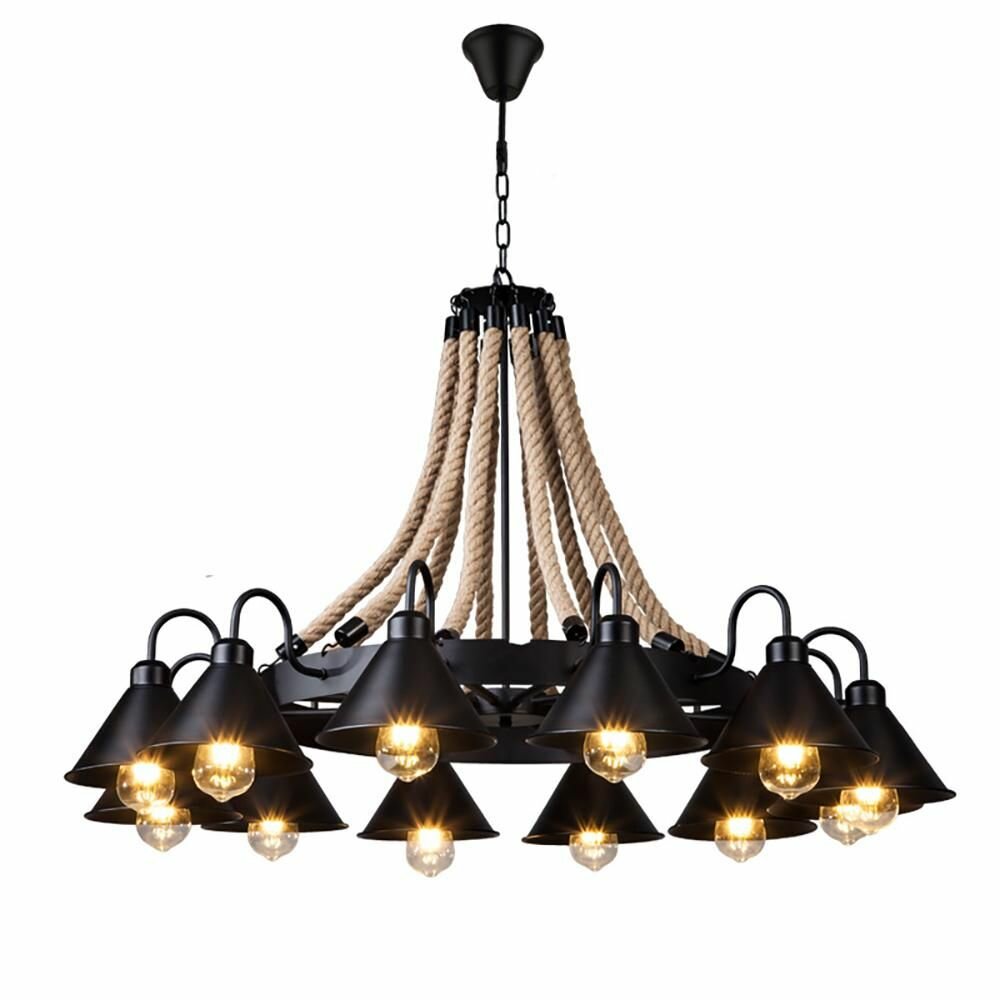 Творческая индивидуальность, бар ресторан ретро, ностальгическая железная люстра * 8 голов Творческая индивидуальность, бар ресторан ретро, ностальгическая железная люстра * 12 голов