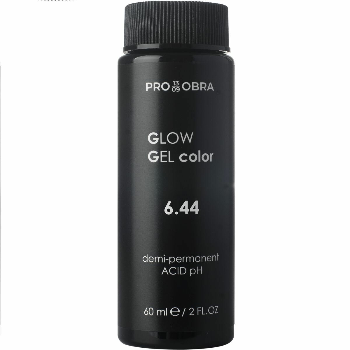 OBRA PRO13/09 Полуперманентный гелевый краситель GLOW GEL 6.44 Интенсивный медный темно-русый, 60 мл