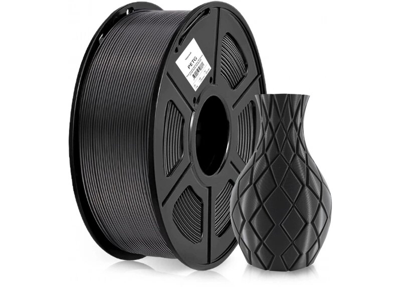 Пластик для принтера 3D Cactus CS-3D-PETG-1KG-BLACK PETG d1.75мм 1кг 1цв.