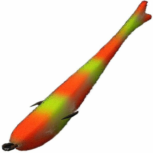 Рыбка поролоновая незацепляйка Jig It длина 125 мм, цвет 117, пакет 4 штуки