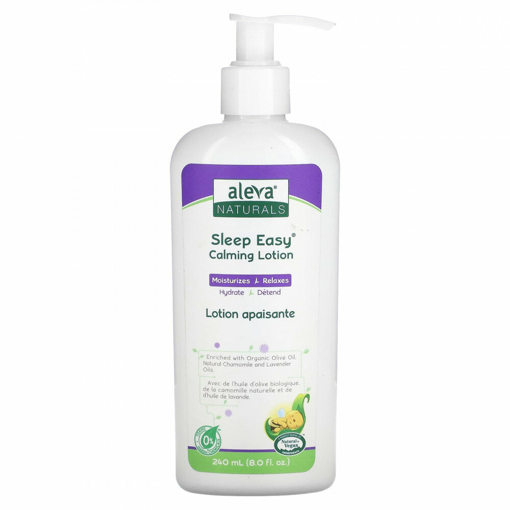 Aleva Naturals, Успокаивающий лосьон Sleep Easy, 240 мл (8 жидк. унц.)