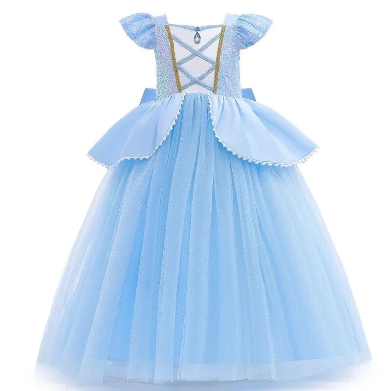 Платье принцессы Золушки для девочки, 3-4T (110), Dress24
