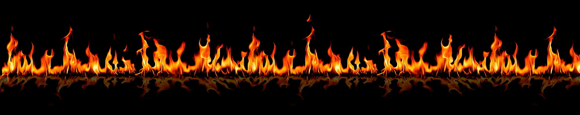 Фартук для кухни из АБС пластика 3000*600*1,5мм. Кухонный фартук ABS с фотопечатью "Огонь в ночи"