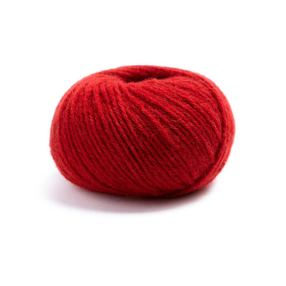 Bergamo /Бергамо/ пряжа Lamana (75% шерсть мериноса сверхтонкая, 25% бэби альпака), 25г/65м (33, karmin (кармин), красный)