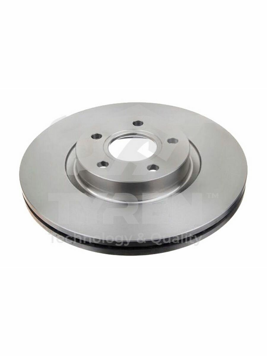 Диск тормозной передний вентилируемый Tyren TYR1020231 для а/м Ford C-Max, Kuga, Focus, Transit