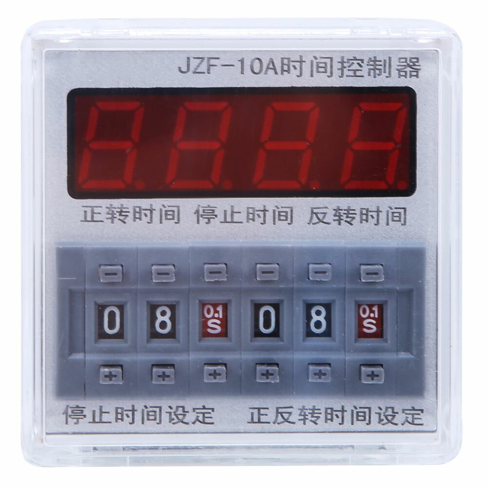 Таймер BERM JZF-10A, CW/CCW, 0.1с-99ч, 12V AC/DC
