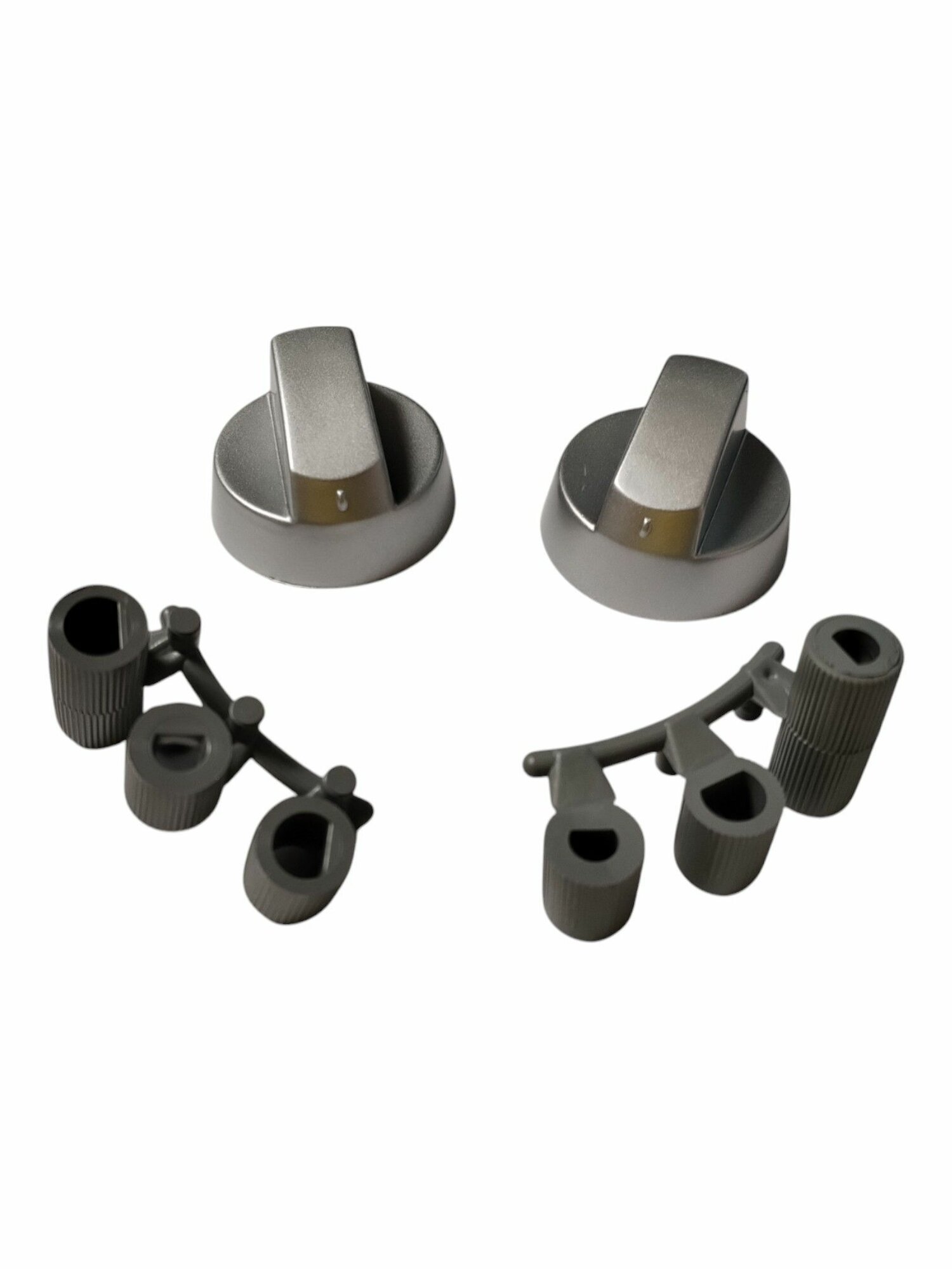 Ручки универсальные (2 шт) для плиты серые