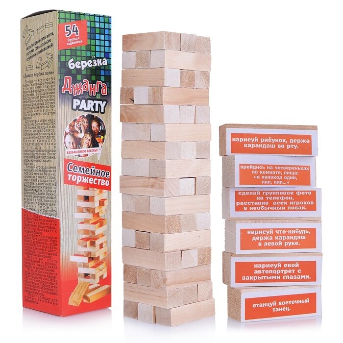 Настольная игра Задира "Джанга Party (Березка) Семейное торжество" (д-3036)