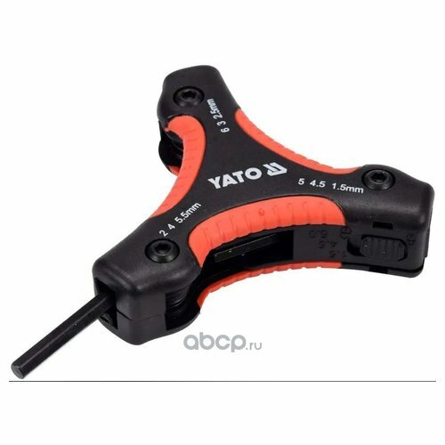 Набор ключей торцевых, yручка, hex torx 3шт Yato YT05644