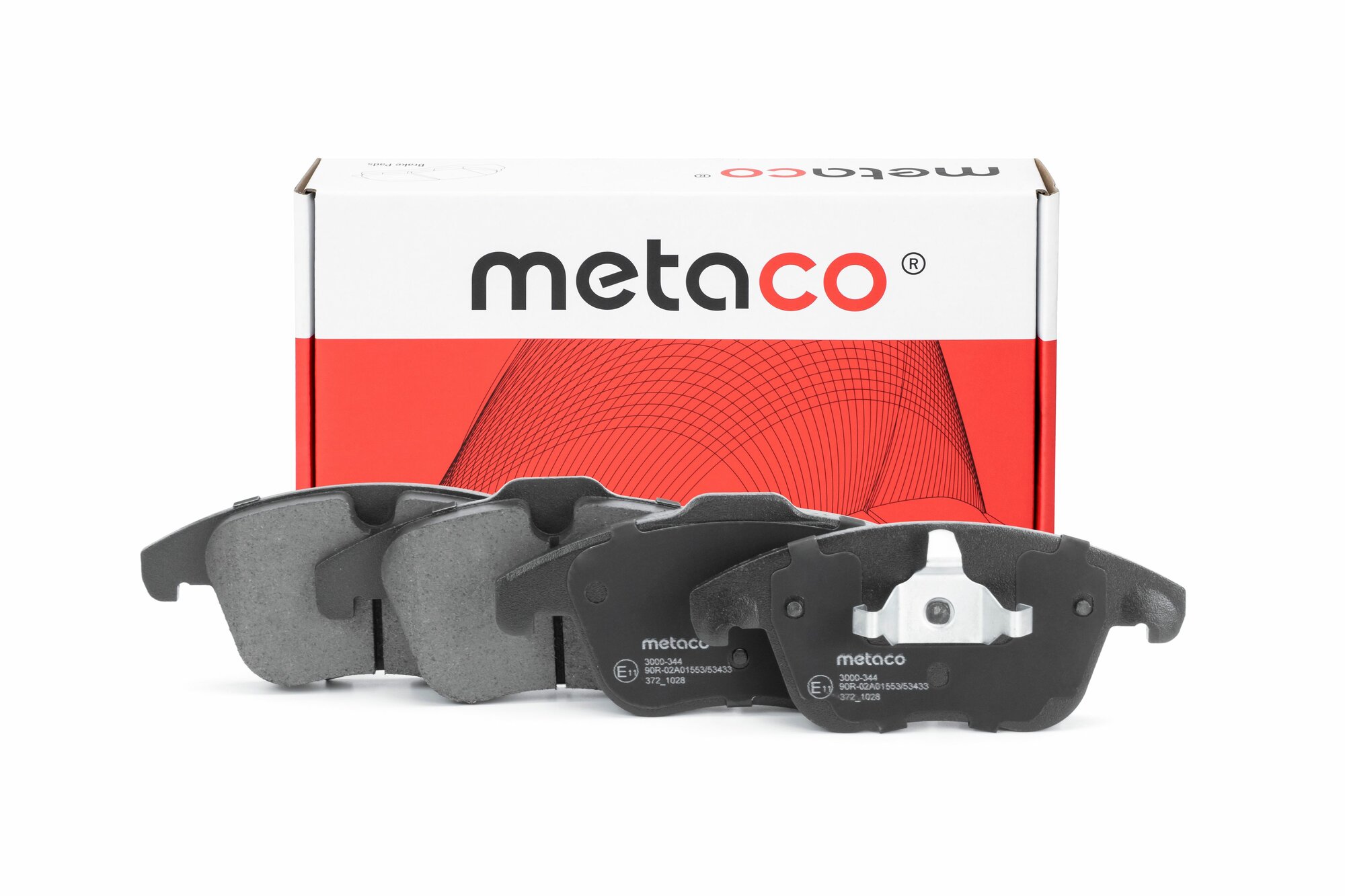 Колодки тормозные METACO передние Citroen Ситроен C4 Picasso Ц4 Пикассо Peugeot Пежо 3008 1617273380 1647874180 3000-344 комплект