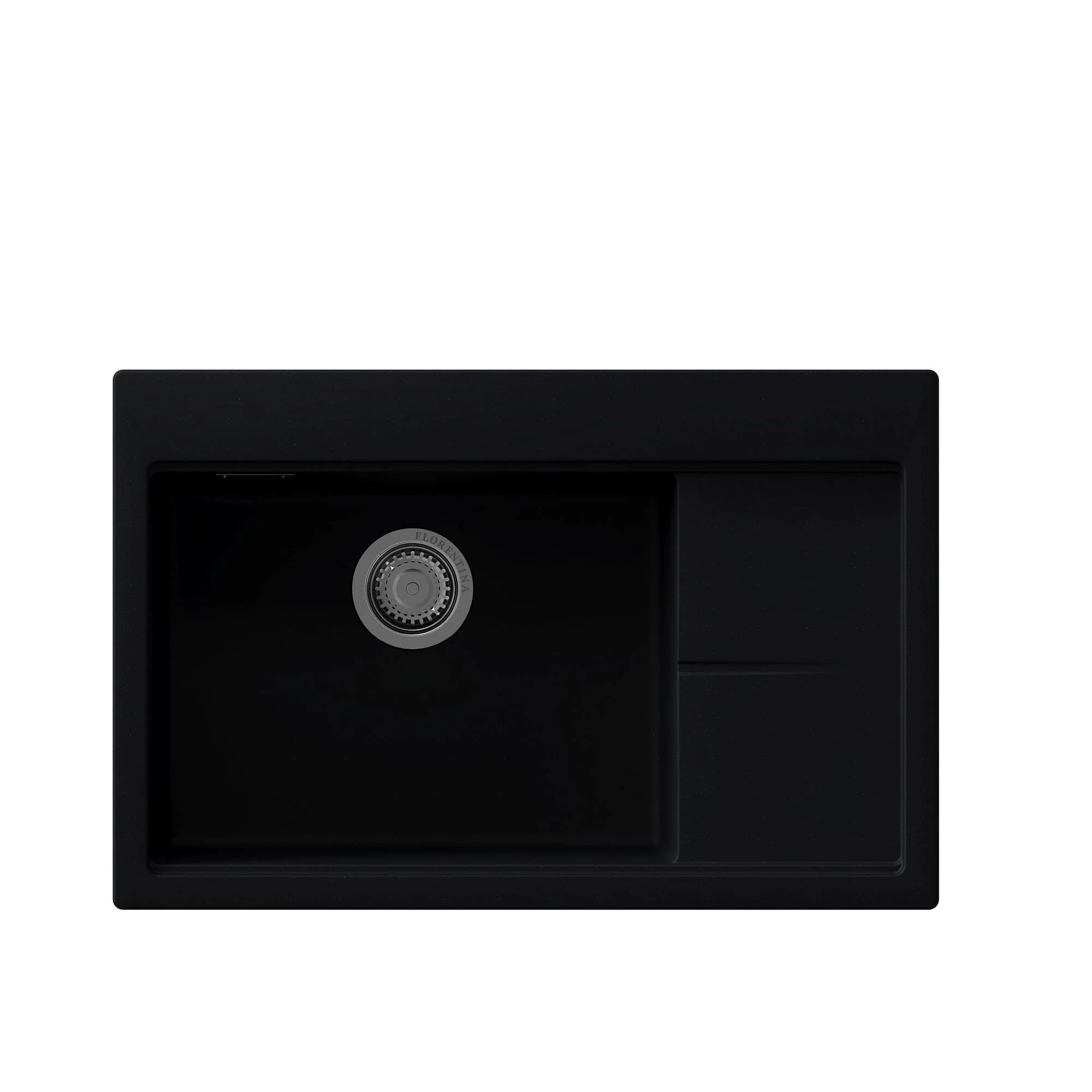 Кухонная мойка с разделочной доской Florentina россана 20.500. C0780.102, черный