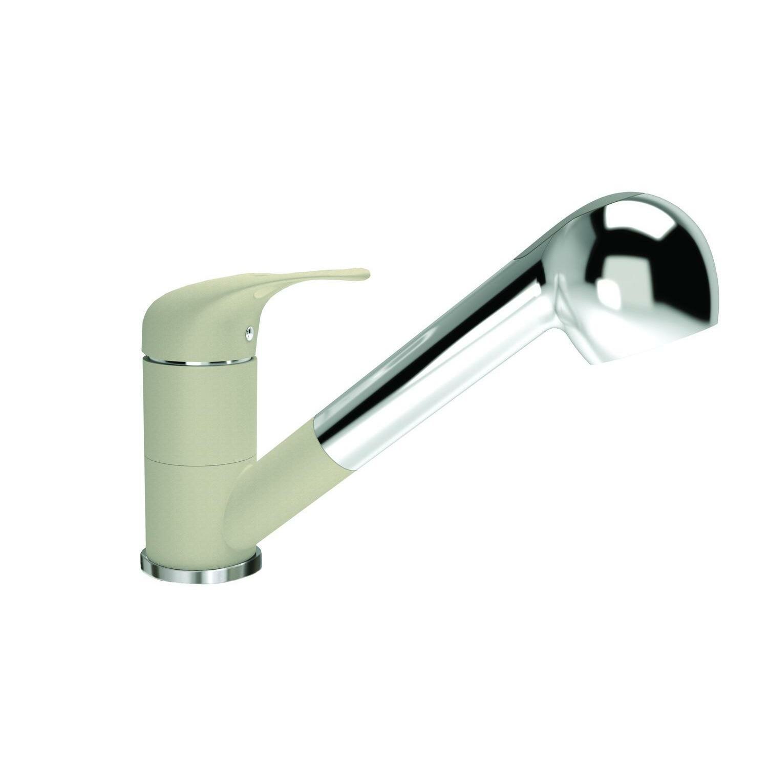 Смеситель для кухни с выдвижным изливом Florentina сигма 313.14L.1223.202, шампань