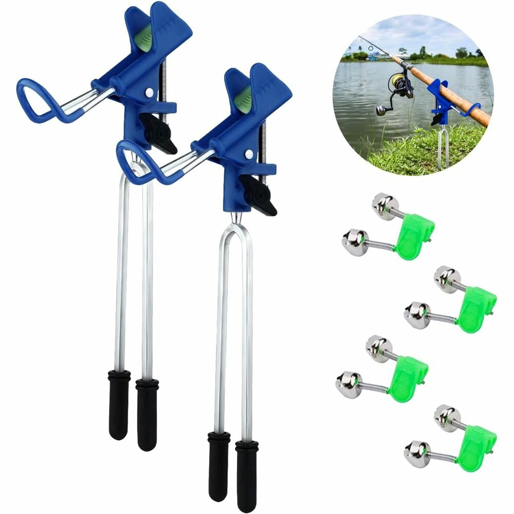 Держатели для удочек Универсальный вставной кронштейн для береговой рыбалки, регулируемая подставка для удочек для земли, пляжа