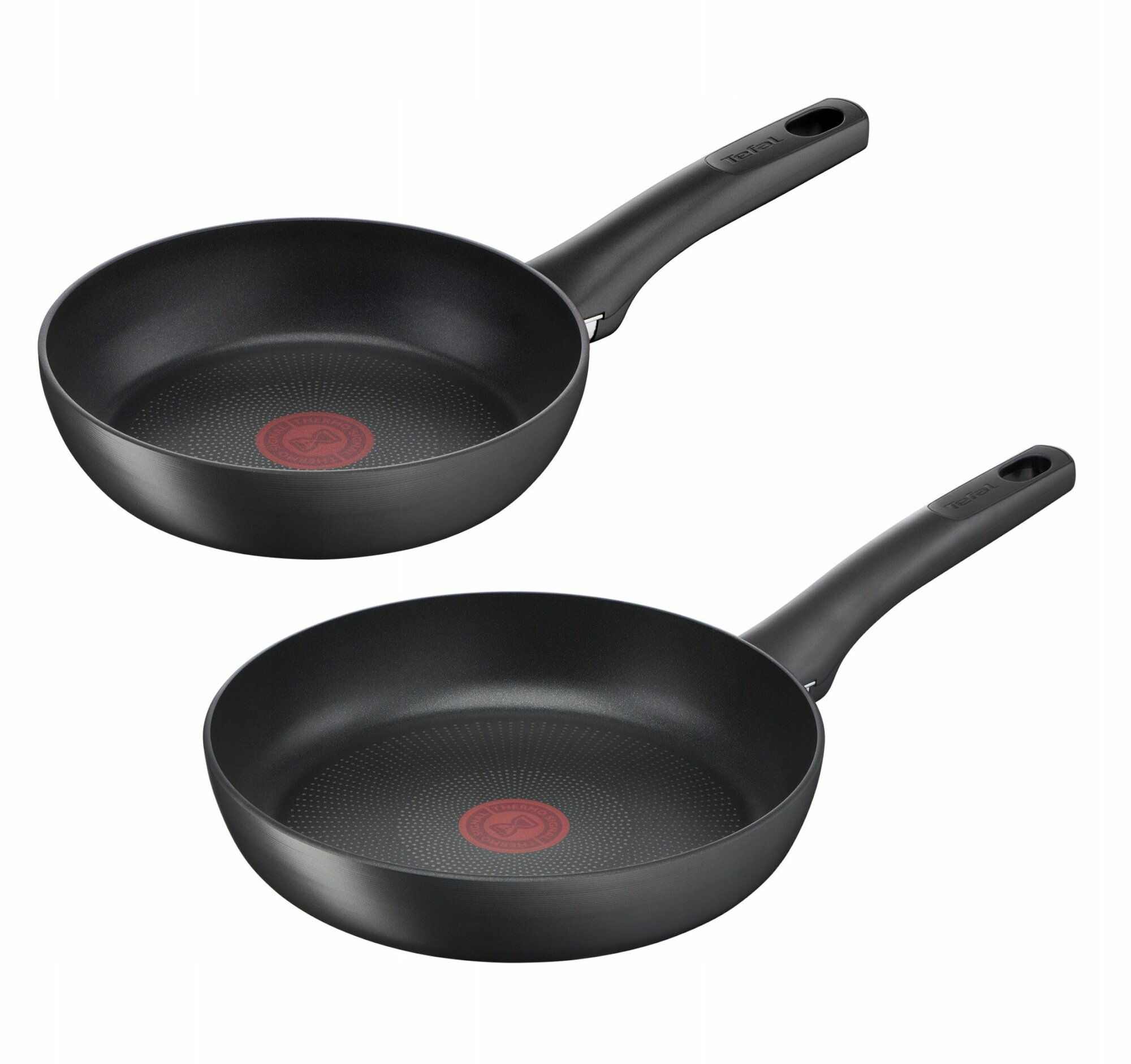 Набор сковородок Tefal Ultimate, алюминий, антипригарное титановое покрытие, 24 и 28 см