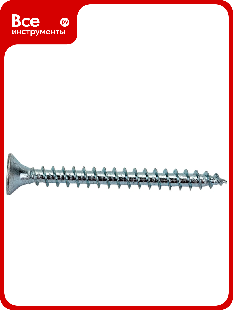 Универсальный, европартнер, шуруп с потайной головкой европартнер Zn 3,5х35 60шт. 14 1117 7