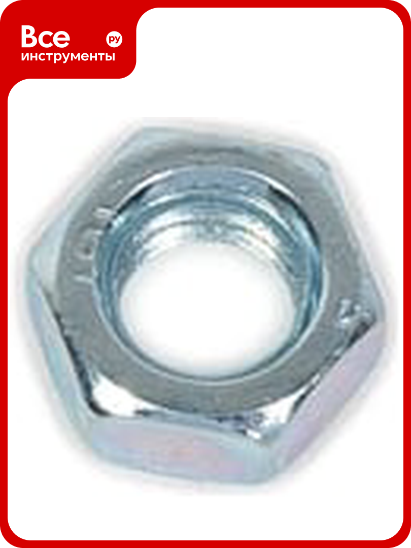 Гайка ЗУБР ГОСТ 5927-70, M5, 45 шт, кл. пр. 6, оцинкованная, 303556-05