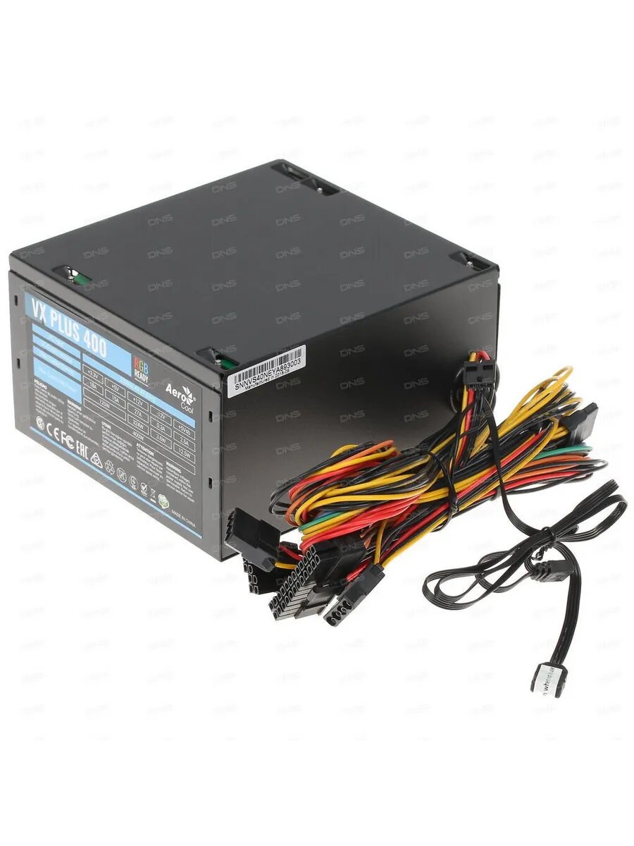 Блок питания VX Plus RGB 400W VX-400 PLUS RGB черный 400 Вт