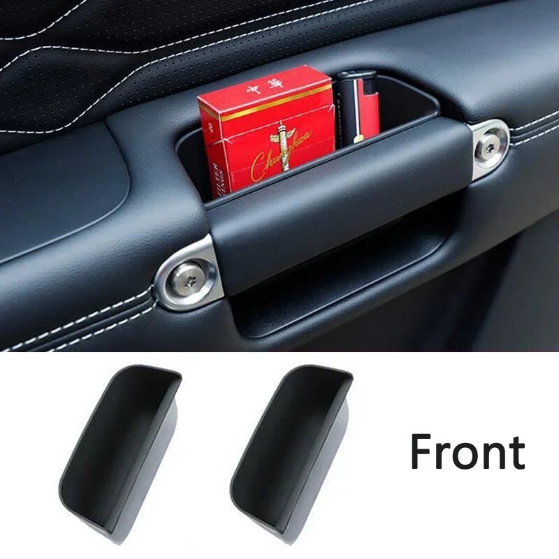 Для WEY GWM Tank 300, подлокотник для двери автомобиля, ящик для хранения, центральная консоль, второй пилот, органайзер, декоративный чехол, аксессуары 2021 2022 2023 Front 2Pcs