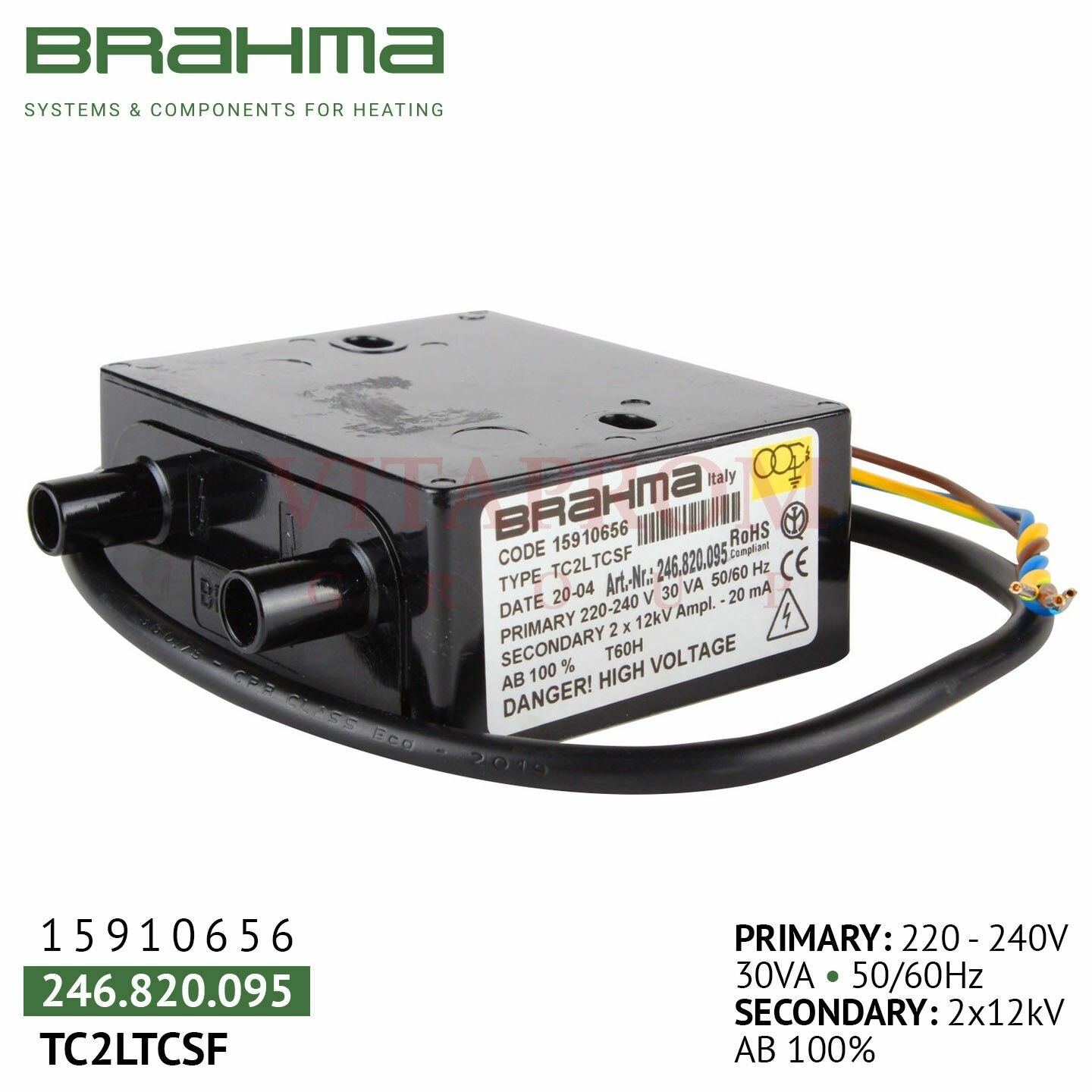 Трансформатор Brahma TC2LTCSF, 15910656