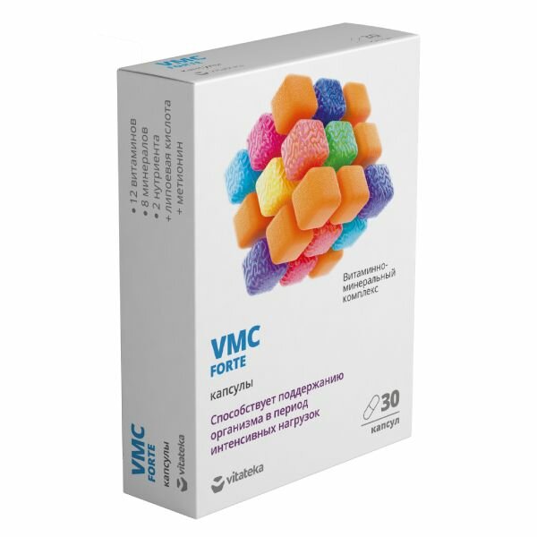 Витаминно-минеральный комплекс VMC Forte Vitateka/Витатека капсулы 610мг 30шт