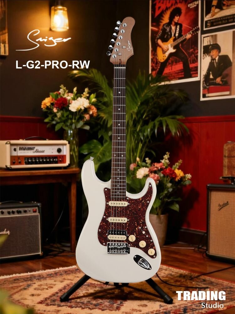 Электрогитара Smiger L-G2-PRO, новая модель, гриф из розового дерева