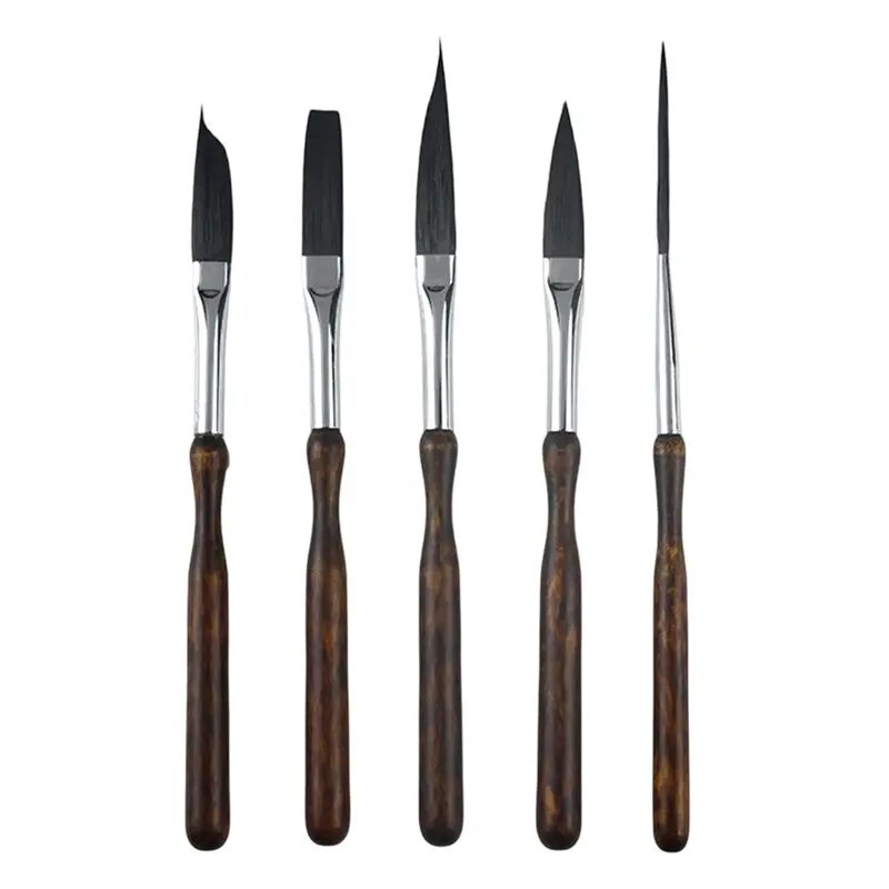 Набор кистей для пинстрайпинга Professional Art Brushes 5 шт.