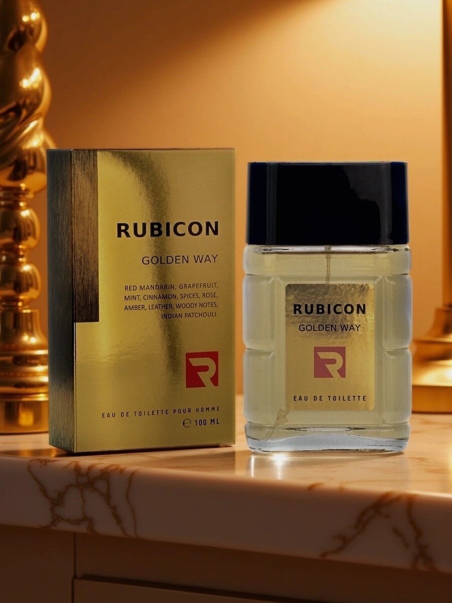 Delta parfum (Red Label). Туалетная вода мужская Rubicon Golden Way, 100мл.