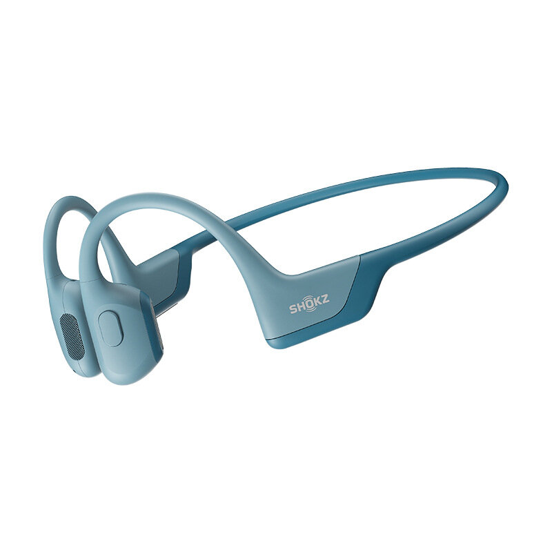 Shokz OpenRun Pro Беспроводные наушники с костной передачей Bluetooth для бега и спорта, открытая конструкция, синий