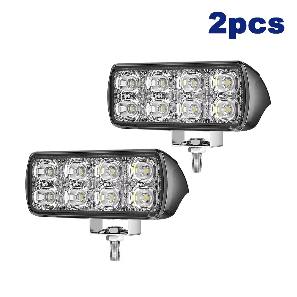 Мини 8 светодиодов Супер яркий внедорожный светодиодный рабочий свет Бар Spot Beam DRL 4x4 Светодиодный противотуманный фонарь ATV Светодиодная панель для грузовика Автомобильная светодиодная фара 2pcs