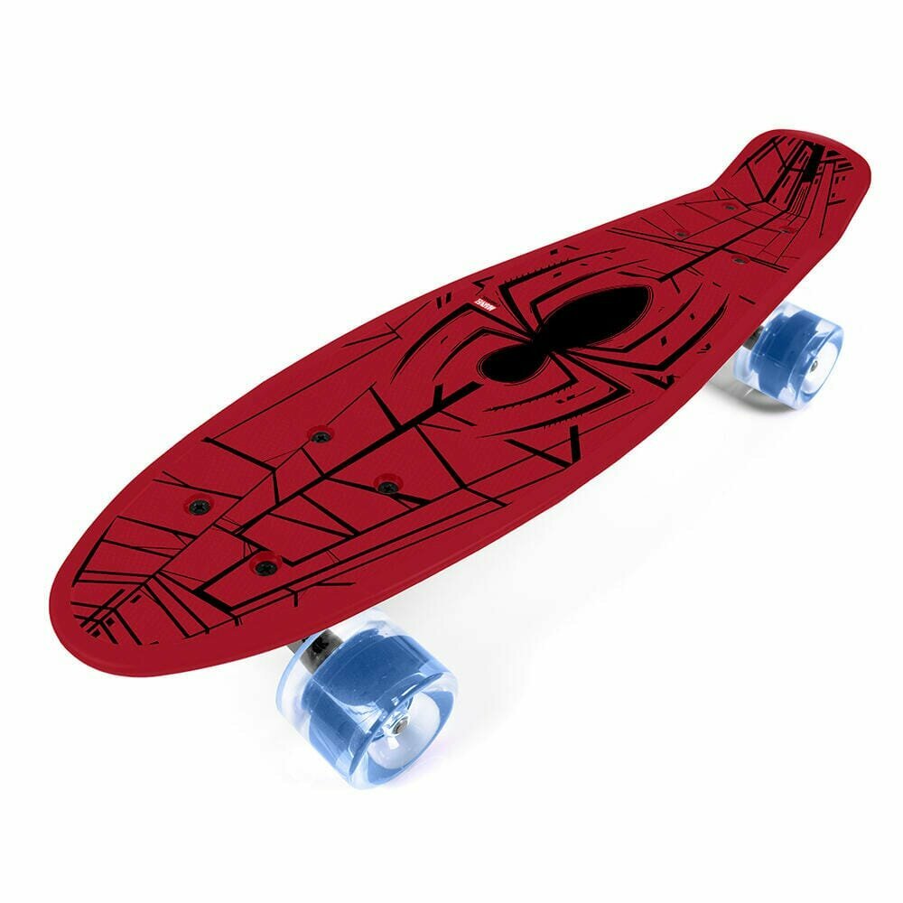 DECATHLON пенниборд DECATHLON Pennyboard 22" Spider-Man, красный, 55 см, максимальная нагрузка 50 кг