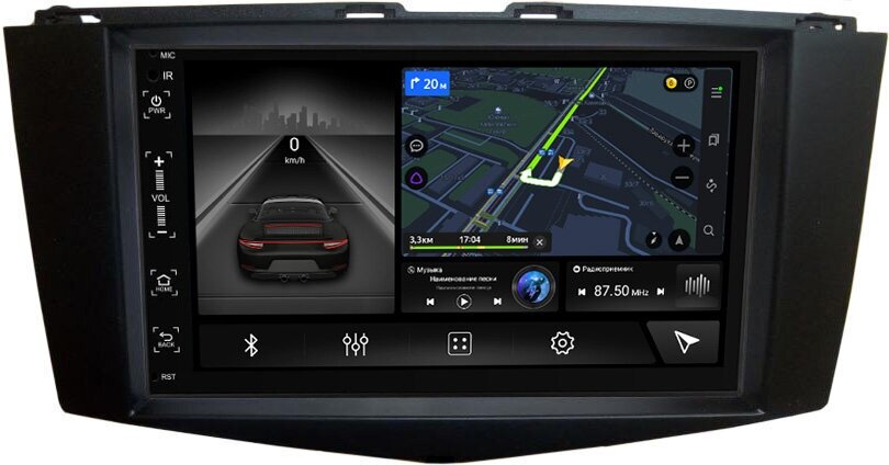 Штатная магнитола Mercedes C-klasse (W204) 2006-2011 Canbox M-Line 5511-RP-11-359-357 Android 10 (4G-SIM, 2/32, DSP, IPS)