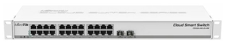 Коммутатор MikroTik CSS326-24G-2S+RM