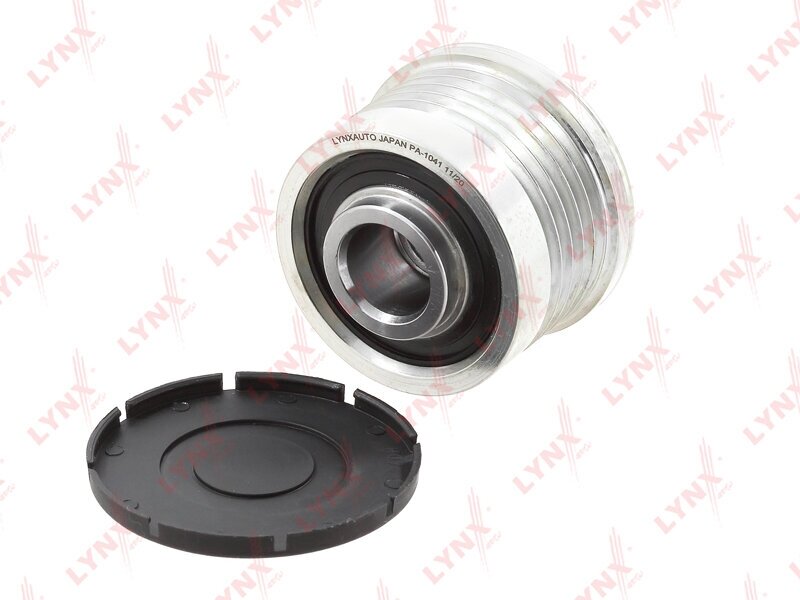 Муфта свободного хода генератора LYNXauto PA-1041. Для: MITSUBISHI Митсубиси Carisma 1.9D 00>, NISSAN ниссан Terrano(Террано)(D10) 2.0 14>, OPEL Опель
