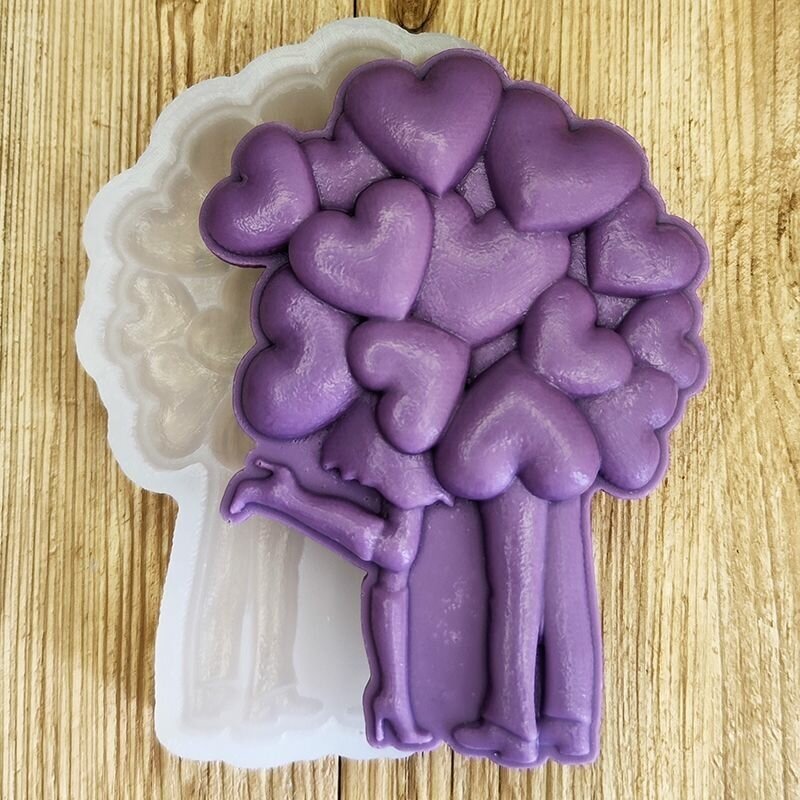 Молд силиконовый Brilliant Mold. Форма Вставка влюбленные