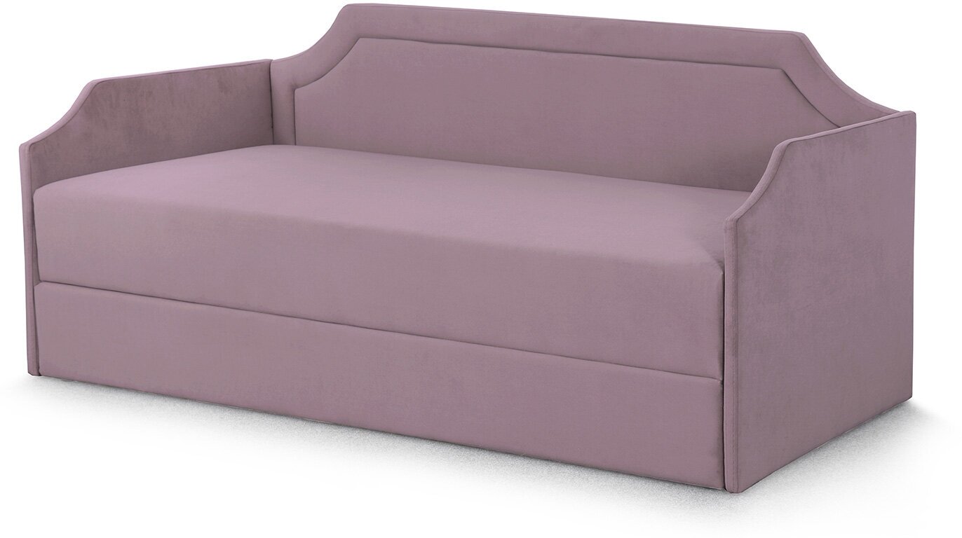Диван-кровать 1900 Флай, 198х83х87 см, обивка велюр, цвет роза