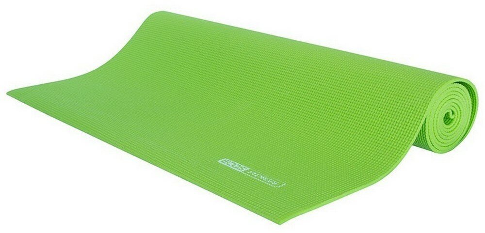 Фитнес инвентарь Коврик для йоги зеленый из PVC, 173х61см