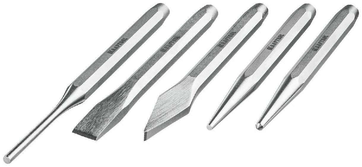 Набор зубил и кернеров KRAFTOOL GRAND-5 5 предметов хромомолибденовая сталь