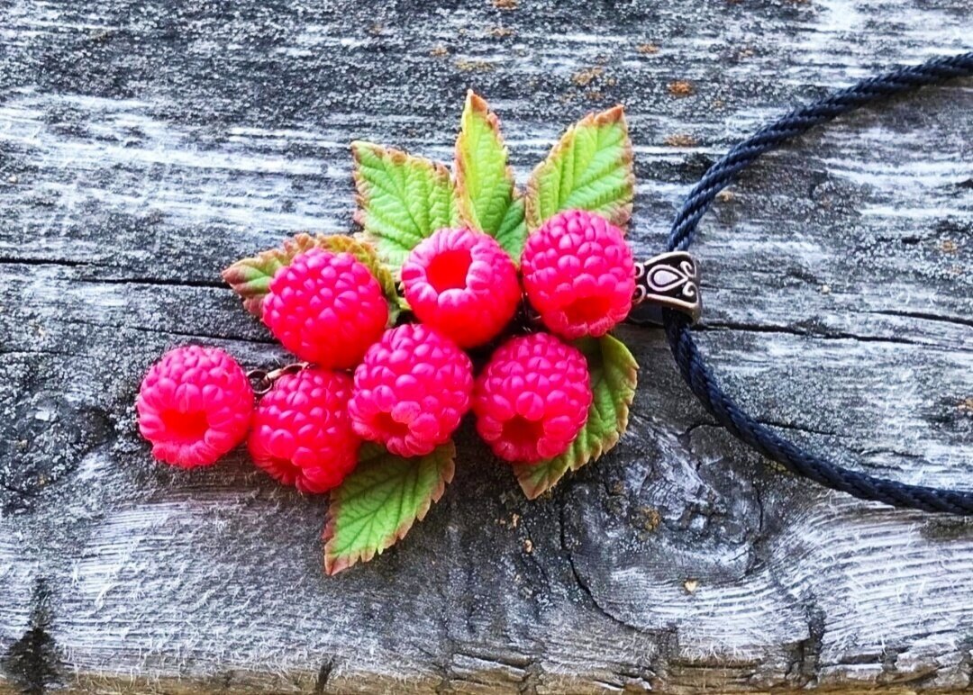 Колье, полимерная глина