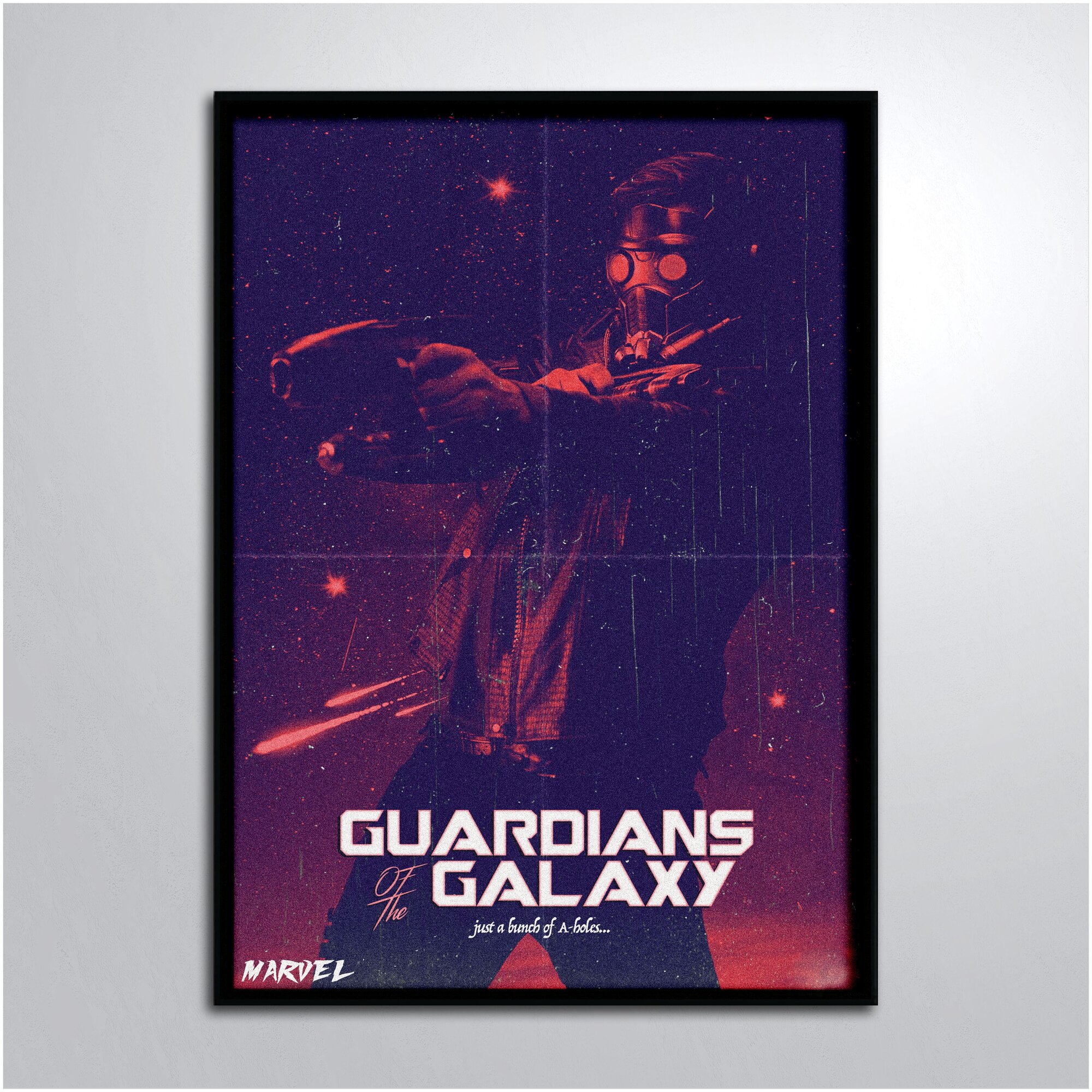 Постер без рамы/Марвел Стражи Галактики Листовка Звездный Лорд Marvel Guardians of the Galaxy