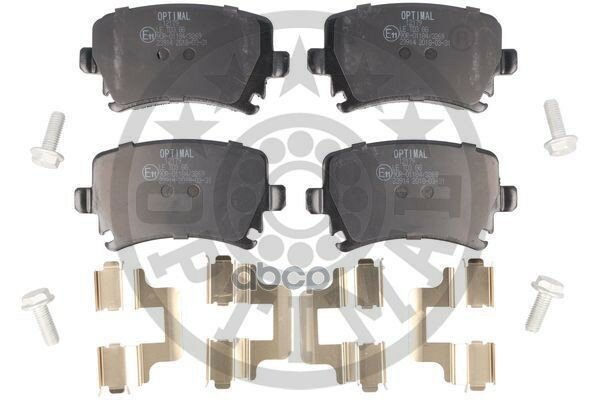 Колодки тормозные дисковые комплект AUDI: A3 (8P1) A3 Cabriolet (8P7) A3 Sportback (8PA) A4 (8E Optimal арт. BP12179