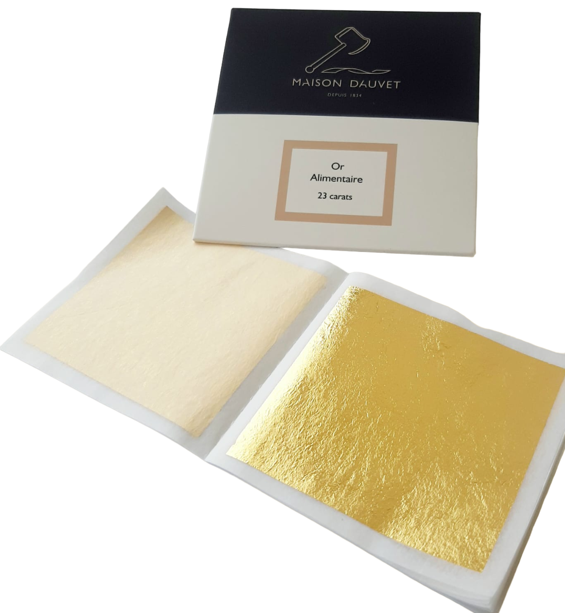 Пищевое Золото 23 Карата, 10 листов 80x80 мм