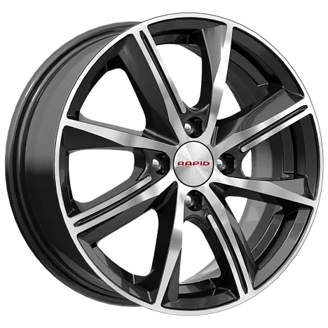 Диск 15 КиК Арнар 6.0*15 4*100 ET40 D67.1 алмаз черный SK