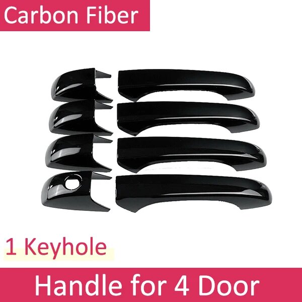 Для Dodge Caliber 2007 2008 2009 2010 2011 2012 глянцевая черная дверная ручка крышка накладка защитная Автомобильные внешние аксессуары наклейки