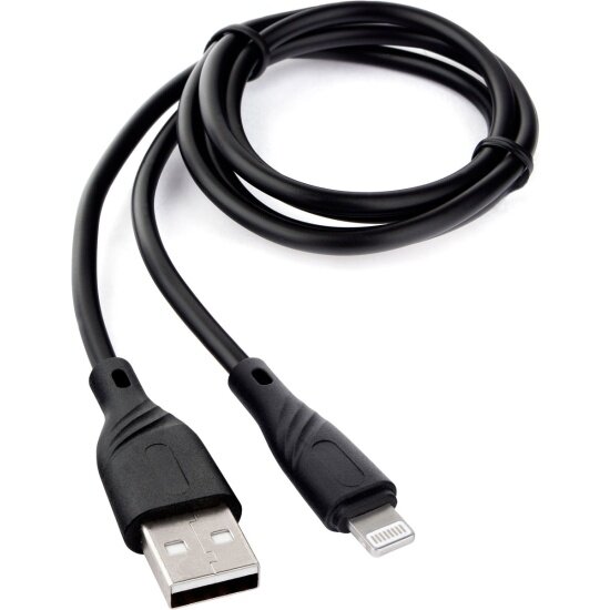 Кабель Cablexpert для Apple CCB-USB-AMAPO1-1MB, AM/Lightning, Mobile1, 1м, черный