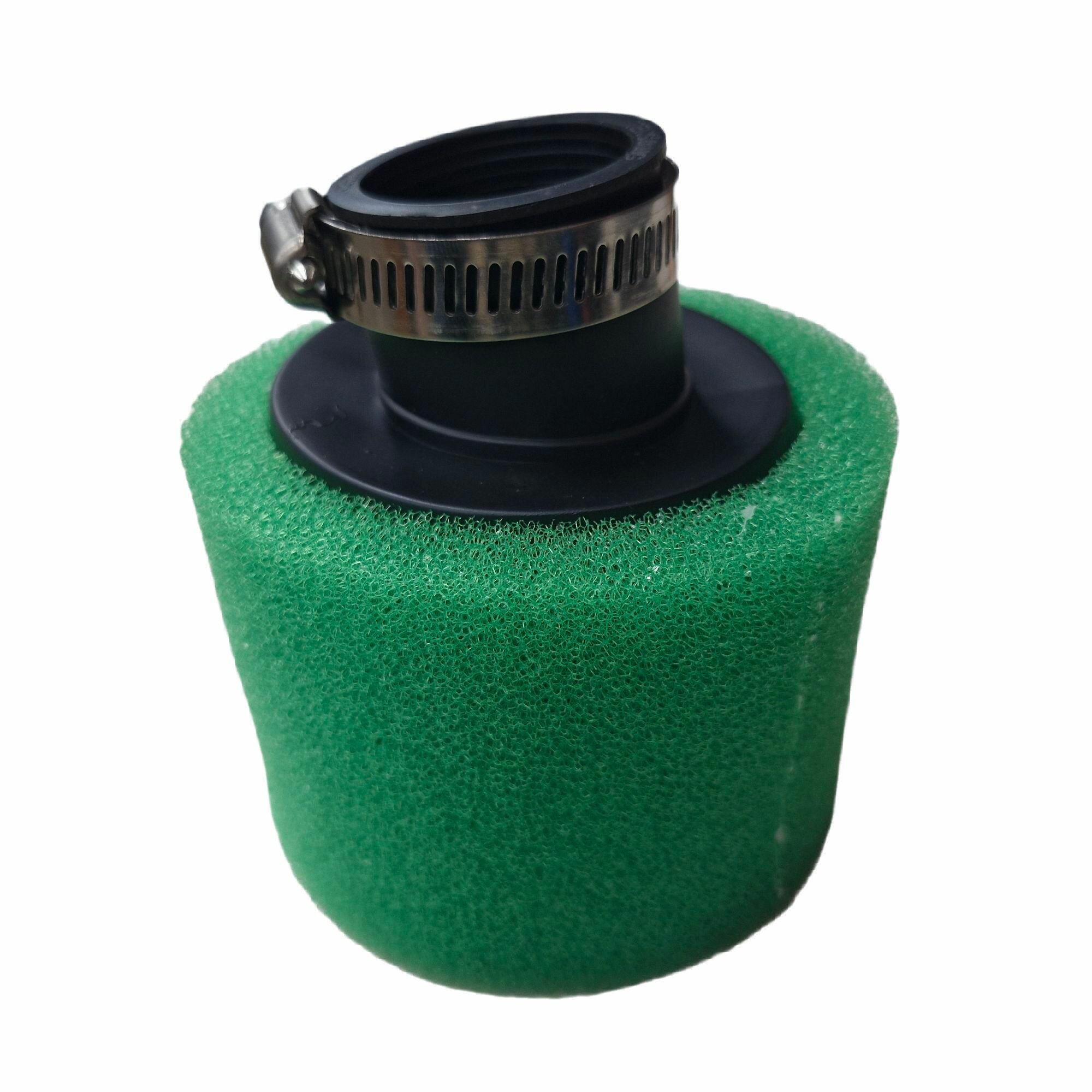 Фильтр воздушный с хомутом D35MM зеленый, для мотоциклов, для мототехники