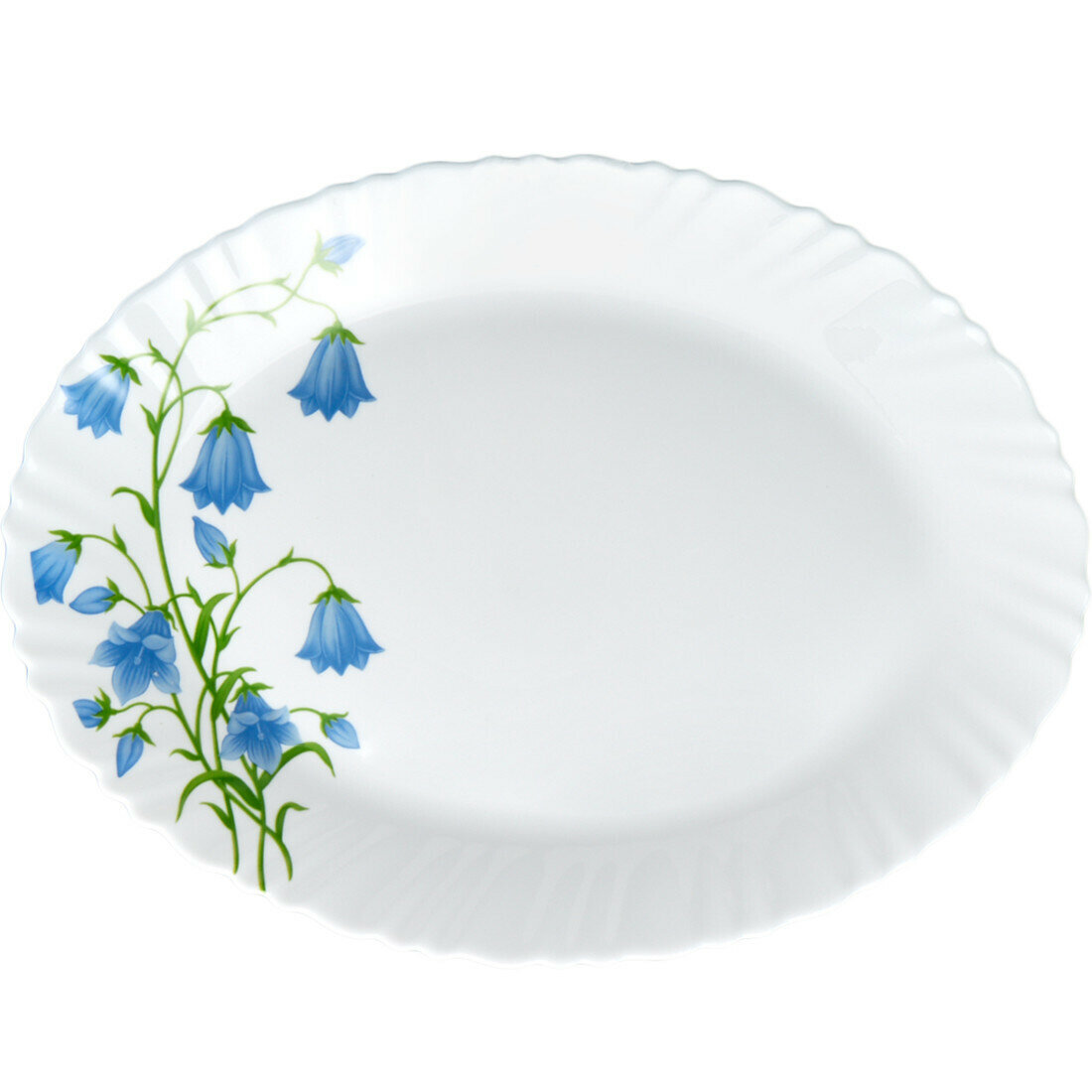 Блюдо сервировочное овальное La Opala Classique Blue Bells, размером 33х22,5 см, 1 шт