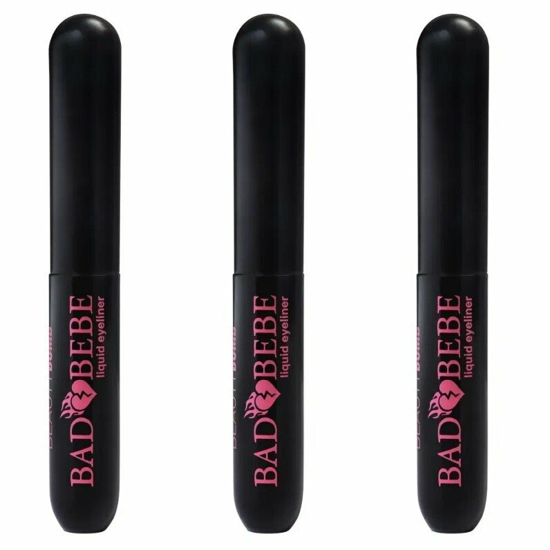 Подводка для глаз Beauty Bomb жидкая Bad Doll т01 3мл, 3 шт